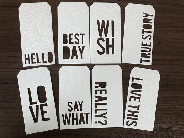 Assorted Heidi Swapp Watercolor and Mixed Media Tags - 8 pack ...