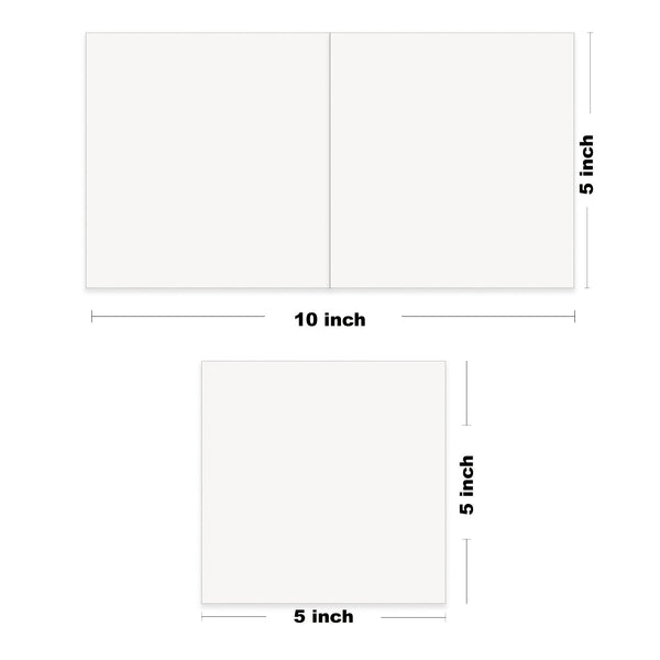 Bulk Blank 5x5 Folded note cards for DIY Invitations and cards ...