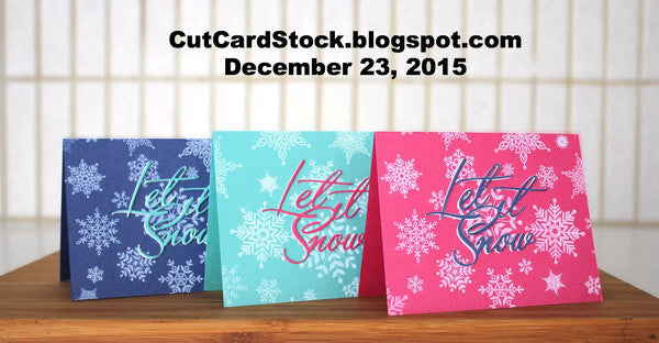 Metallic Blue Card Stock for DIY Invitations and announcements ...