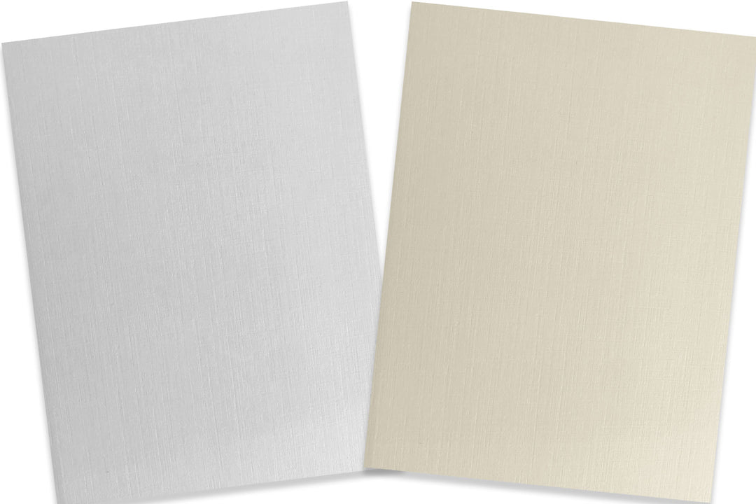 Linen Card Stock for DIY Invitations and presentation documents ...