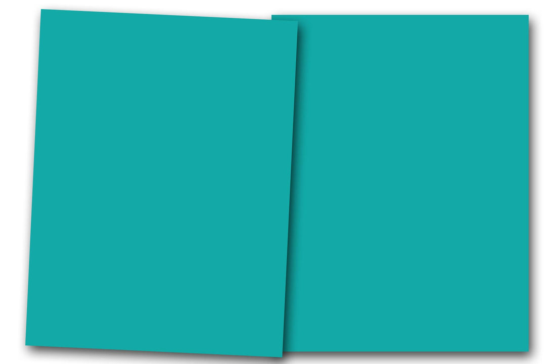 Aqua, Tiffany Blue, Turquoise, and Blue Green Card Stock - CutCardStock