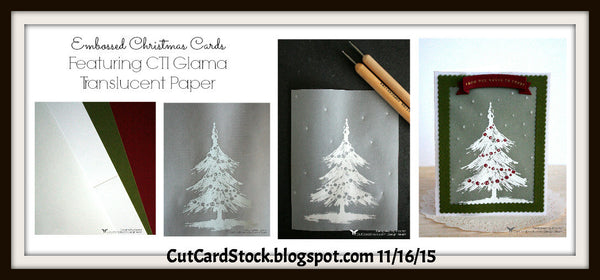 Translucent (Vellum) CLEAR paper for inkjet printing - CutCardStock