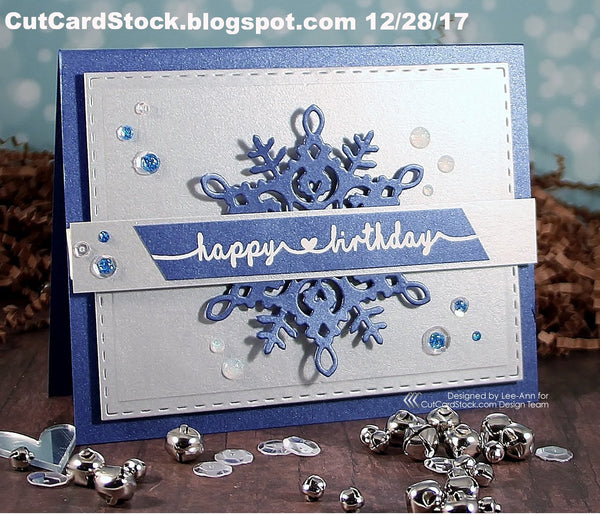 Metallic Blue Card Stock for DIY Invitations and announcements ...