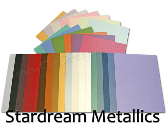 Shimmery Metallic Paper - CutCardStock