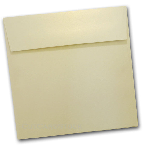 Curious Metallic POISON IVORY 6.5 inch square envelope -25 pk - Closeo ...