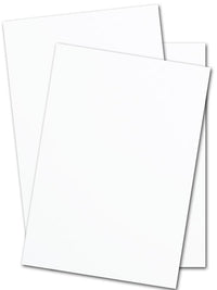 Heavy White 130 lb Card Stock for projects needing a sturdy stock ...